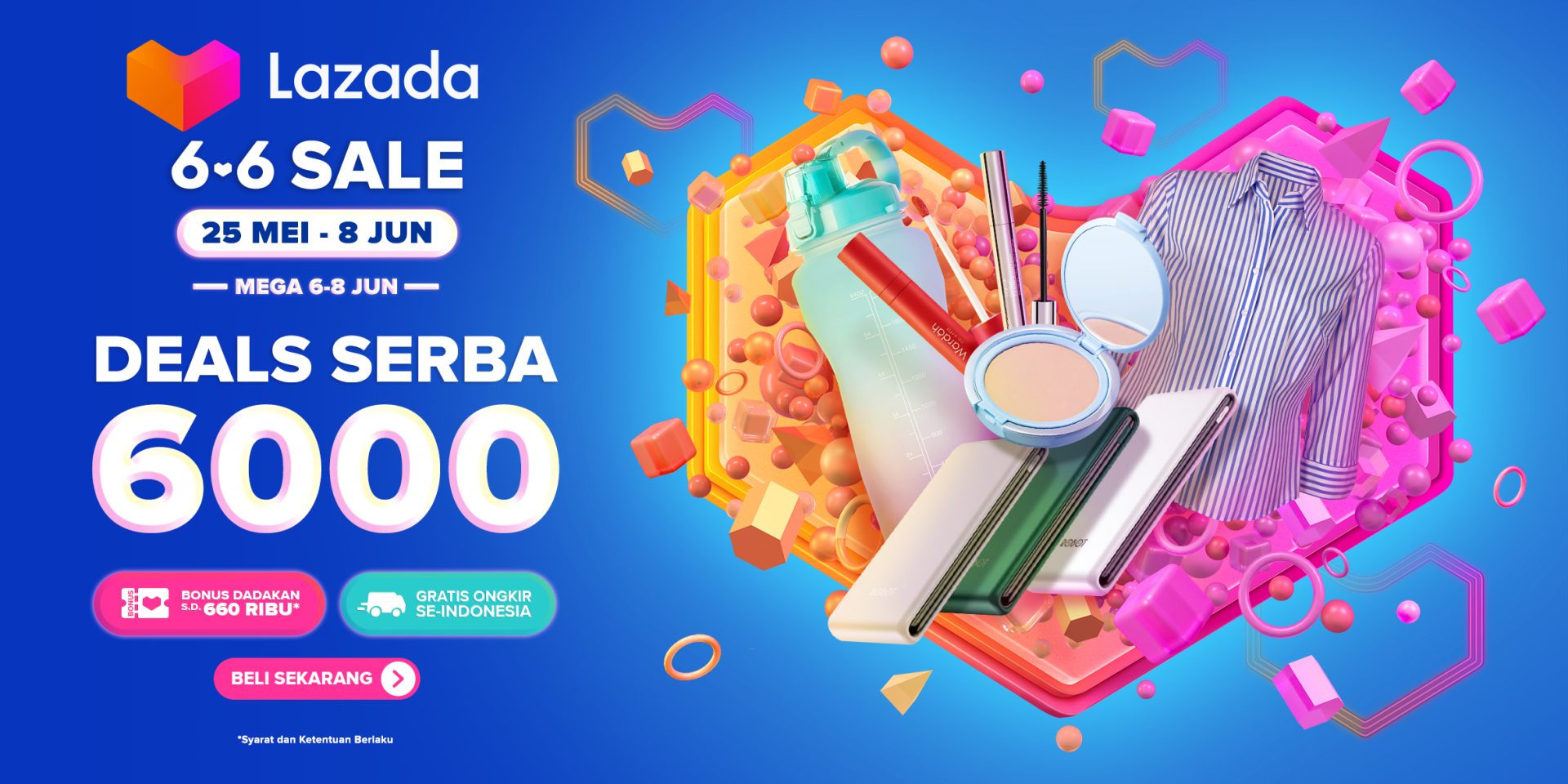 Festival Belanja Lazada 6.6 Sale Kini Hadir Kembali! | Portal Wanita Muda