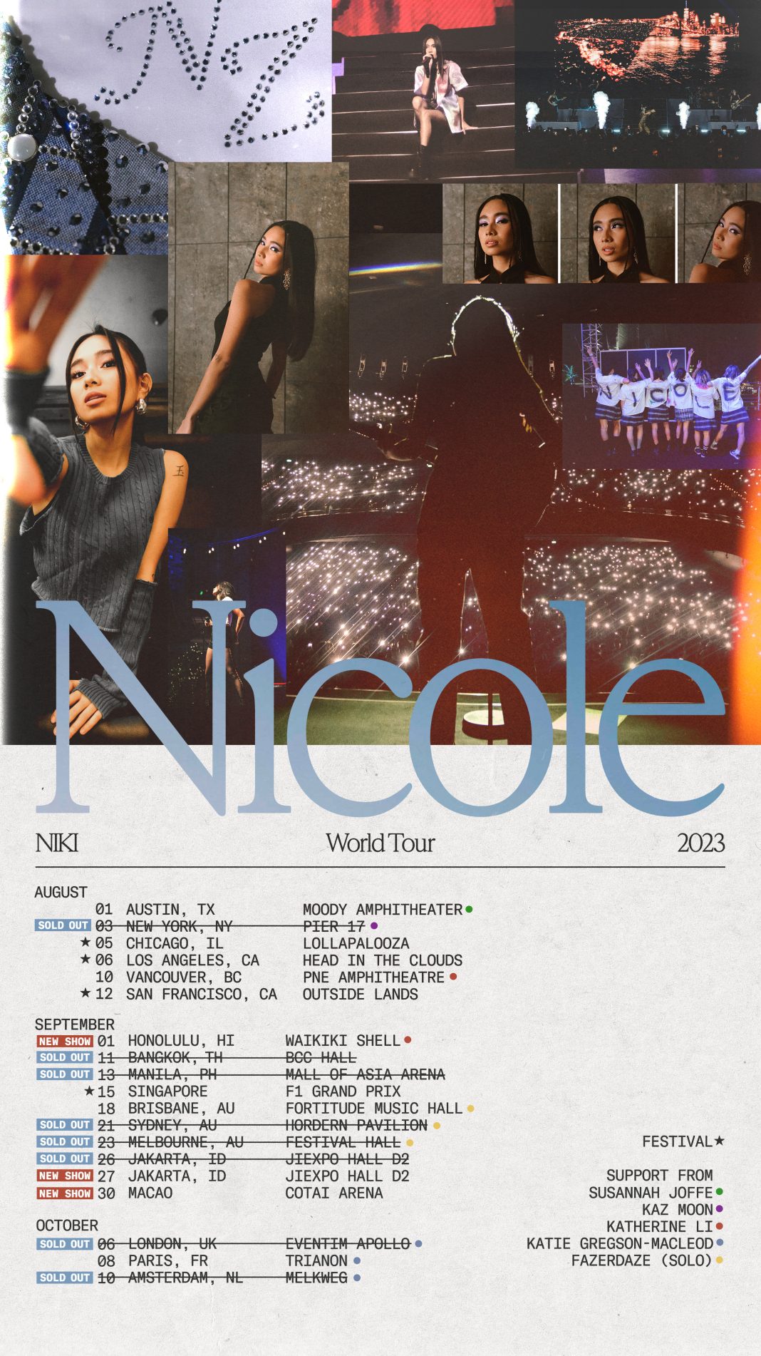NIKI Menambah Jadwal Konser “Nicole World Tour 2023” di Jakarta Menjadi ...